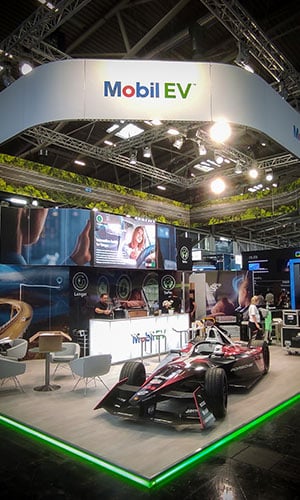 Individueller Messestand für EXXON Mobil in München