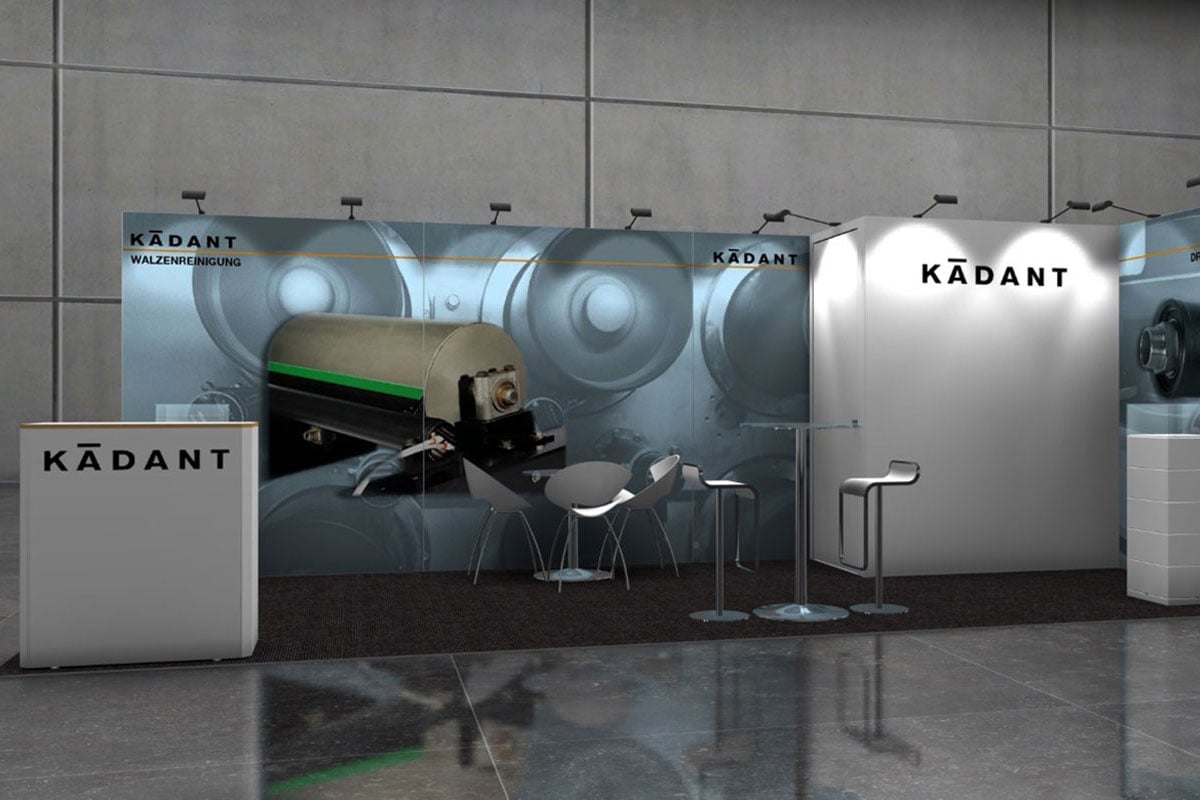 Customised & modular exhibition stands for Kadant Johnson