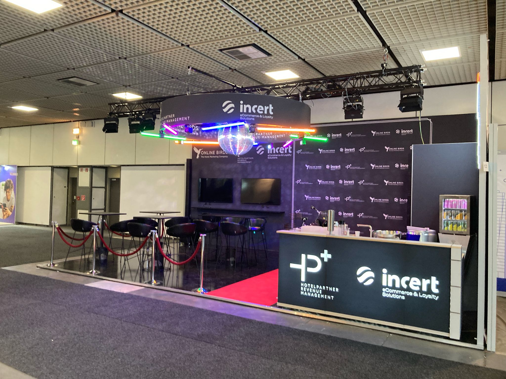 Customized exhibition stand for HotelPartner at ITB 2024