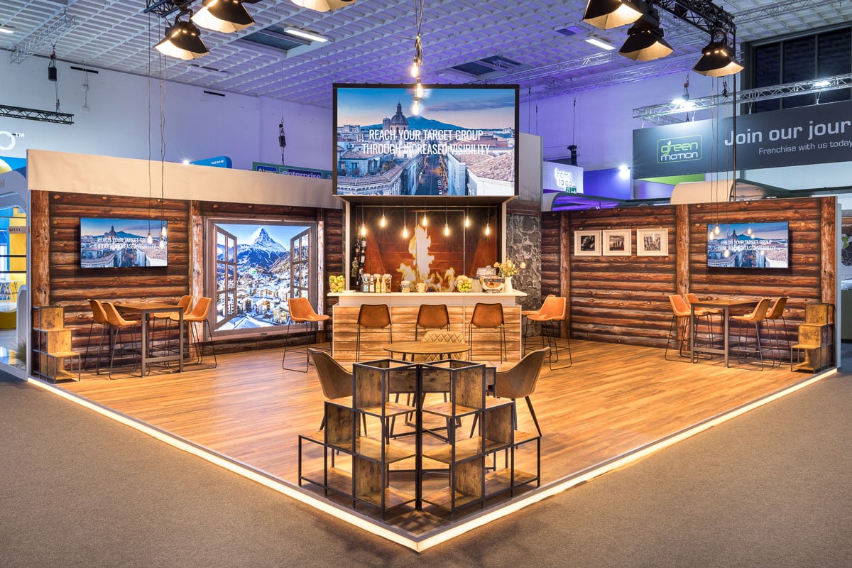 Beispiele von individuellen Messeständen | RocketExpo