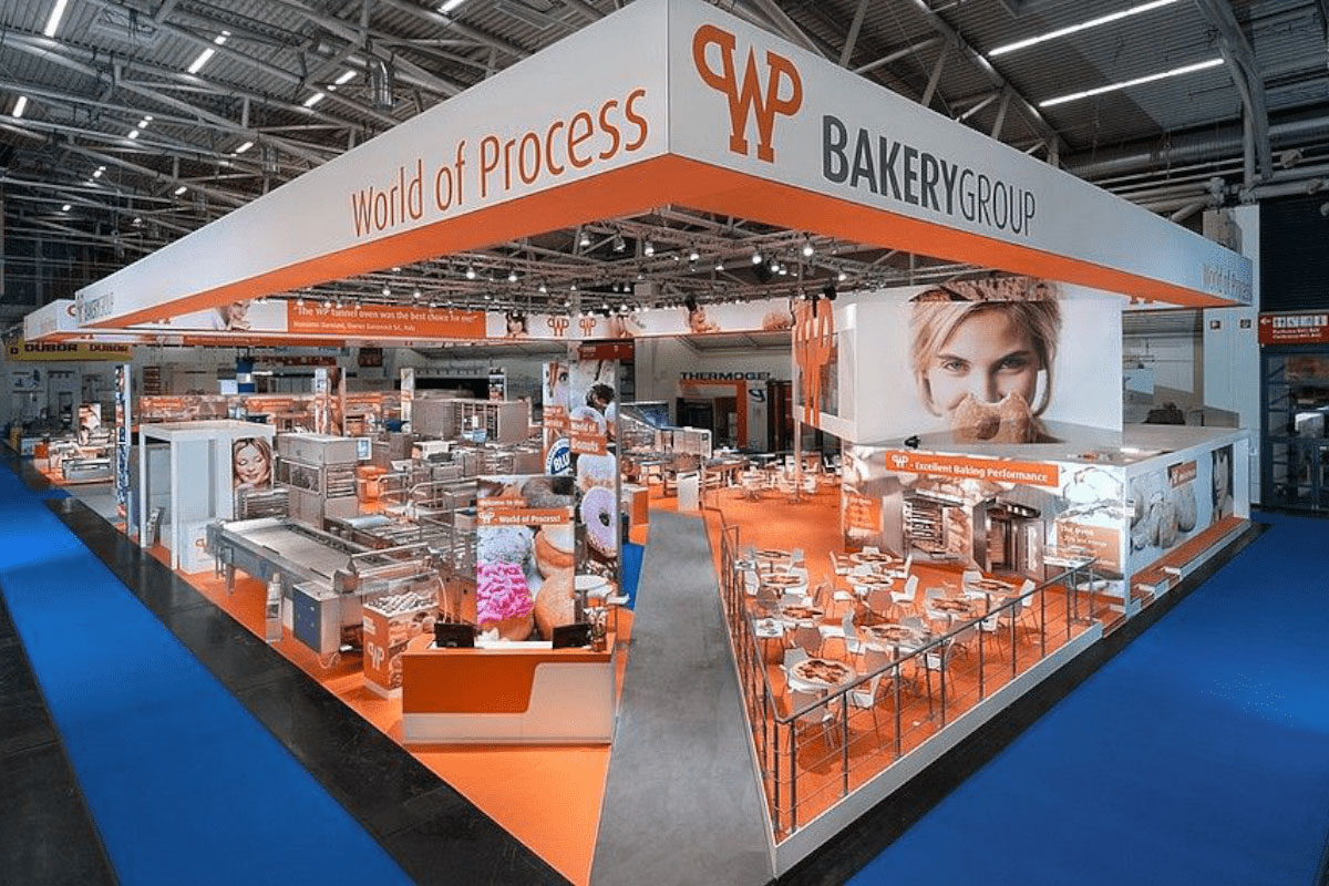 Exhibition stand for Werner + Pfleiderer in Munich